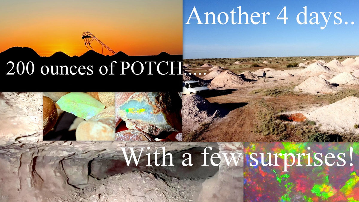 Buckets of potch with some colour, just enough to keep us scratching ...